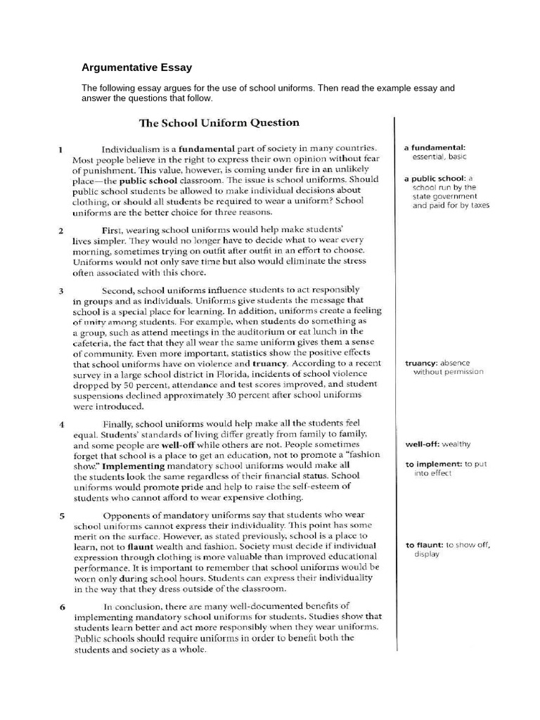 Argumentative Essay (1) | PDF | Essays