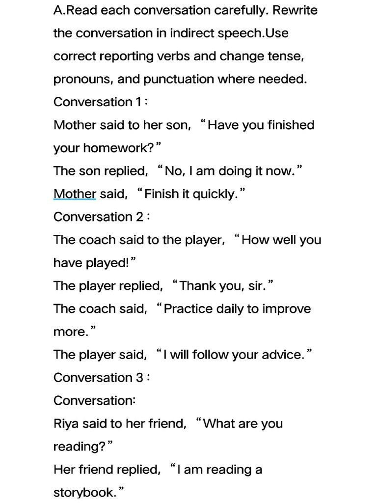 Narration Worksheet | PDF
