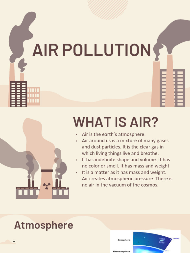 Air-pollution | PDF | Air Pollution | Atmosphere Of Earth