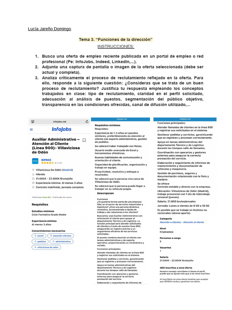 Lucía Jareño Domingo Pract 3 Intro I | PDF