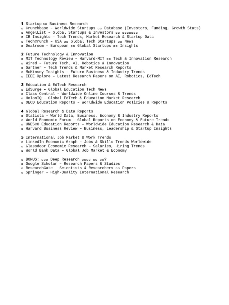 Website for Researching | PDF