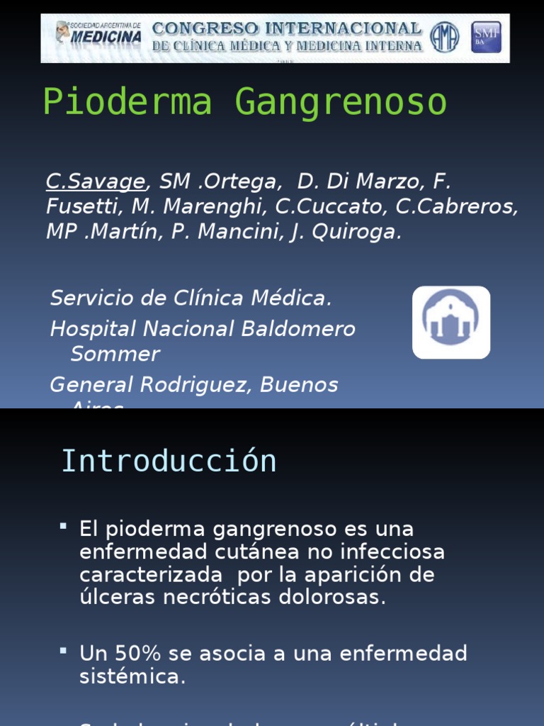 Pioderma Gangrenoso | PDF