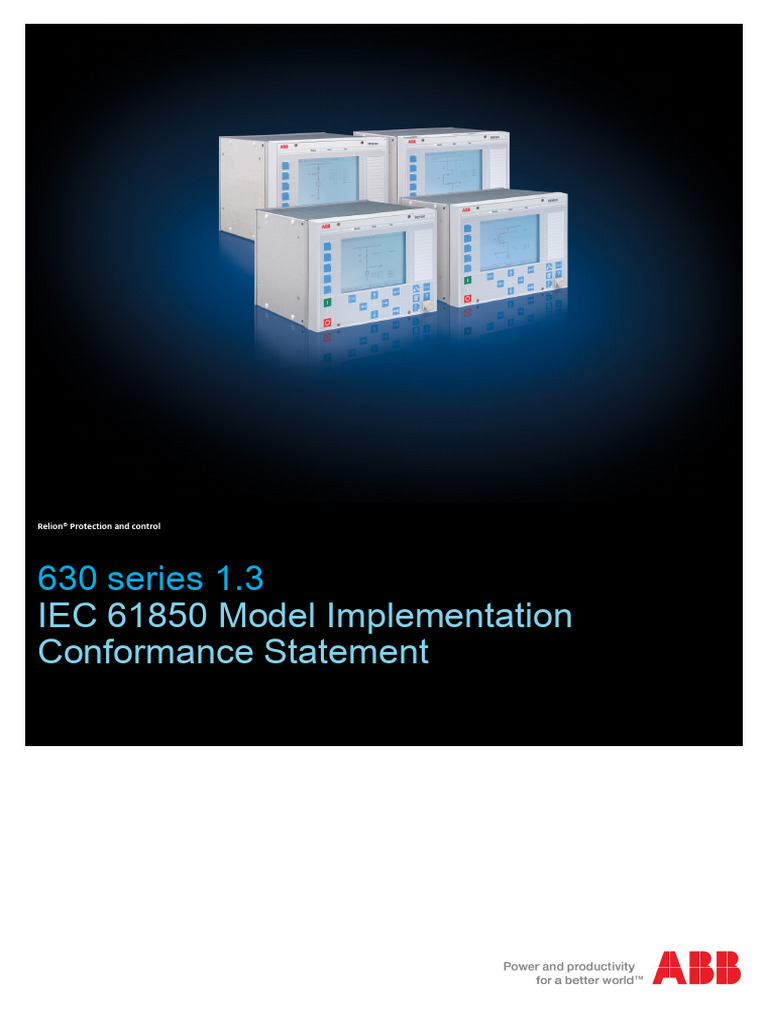 630_series_ver_1.3_IEC_61850_MICS_189725_ENh | PDF | Power (Physics ...