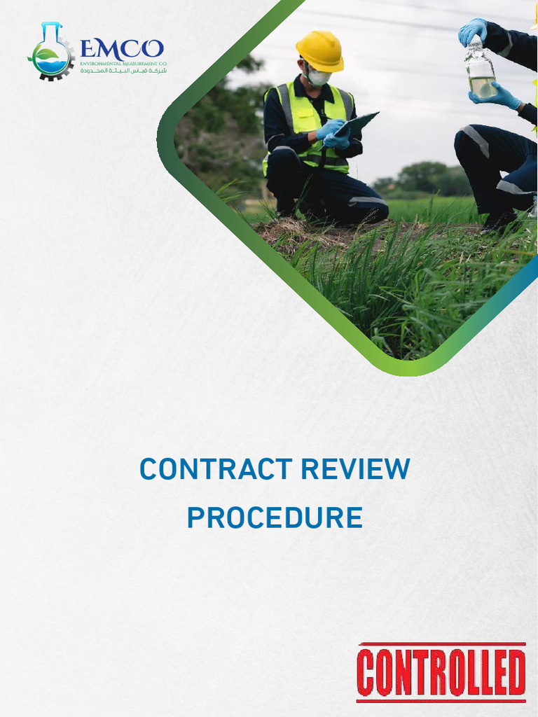 Contract Review Procedure Guide | PDF