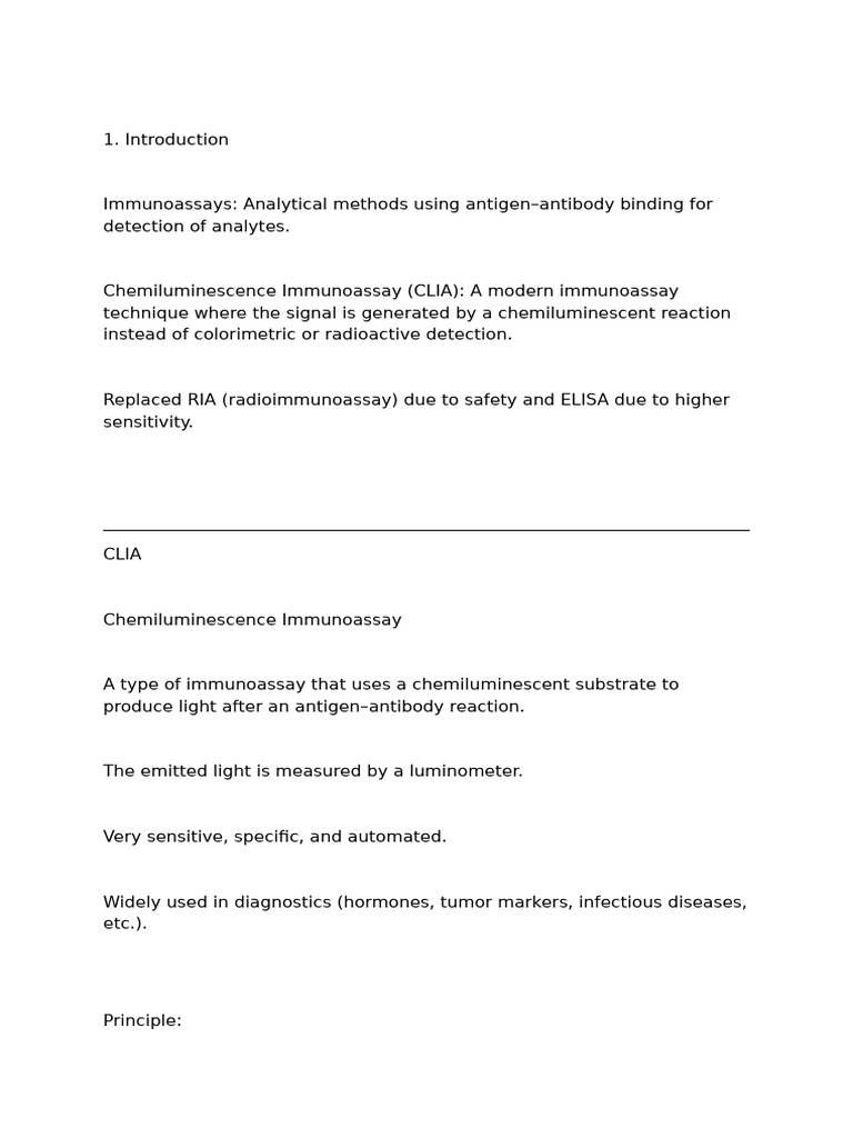 Clia Clim Mclia | PDF | Immunoassay | Medical Tests