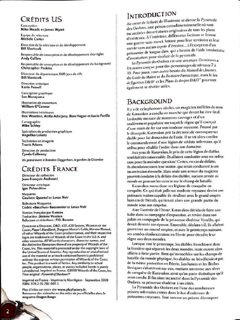 La Pyramide Des Ombres PDF Free | PDF