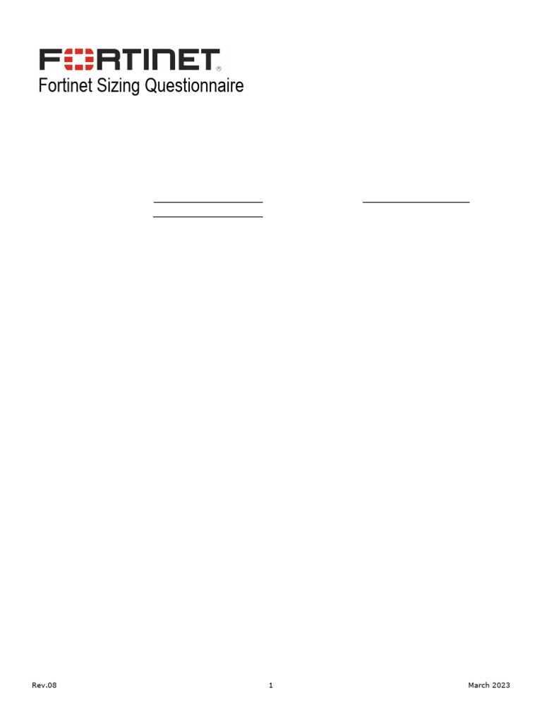 FortiGate Sizing Questionnaire Guide | PDF | Virtual Private Network ...