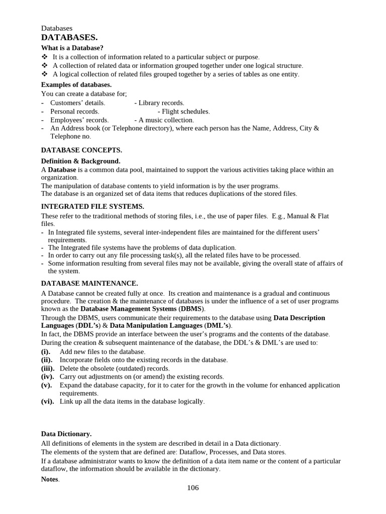 Introduction to Databases | PDF | Databases | Relational Database