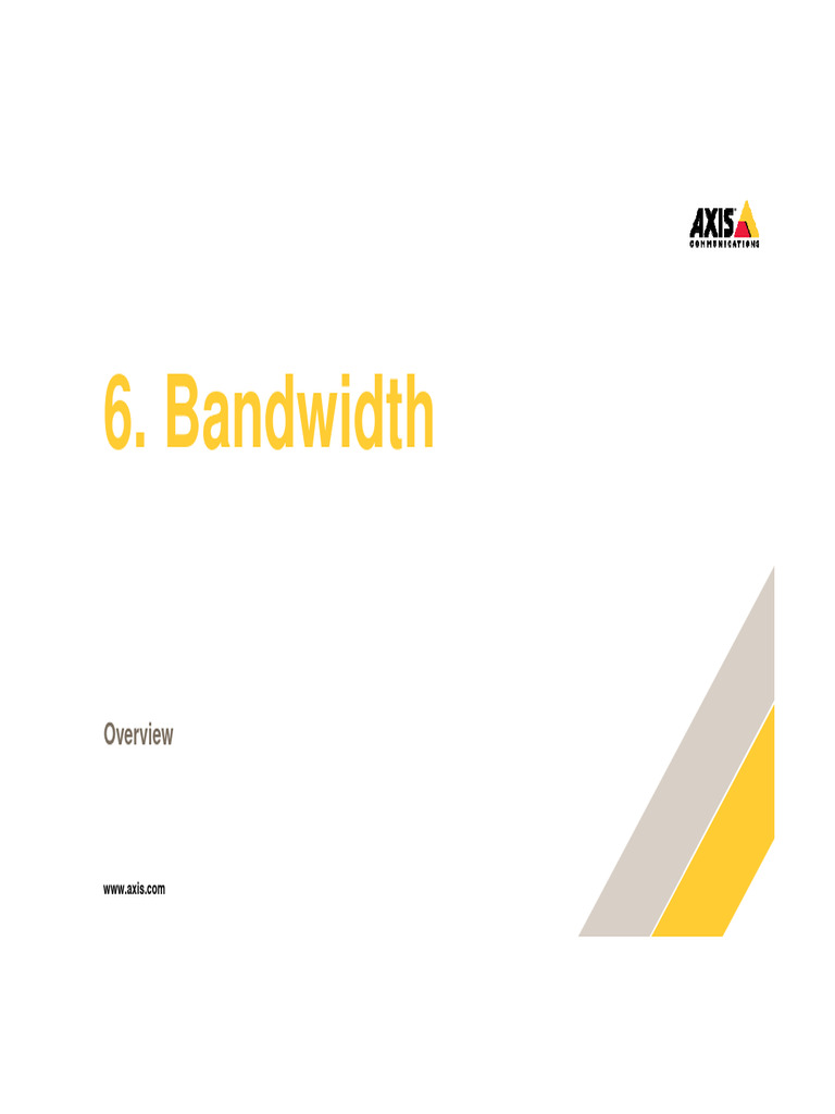 ppt_007_bandwidth_en_rev_1_0 | PDF | Data Compression | Bit Rate