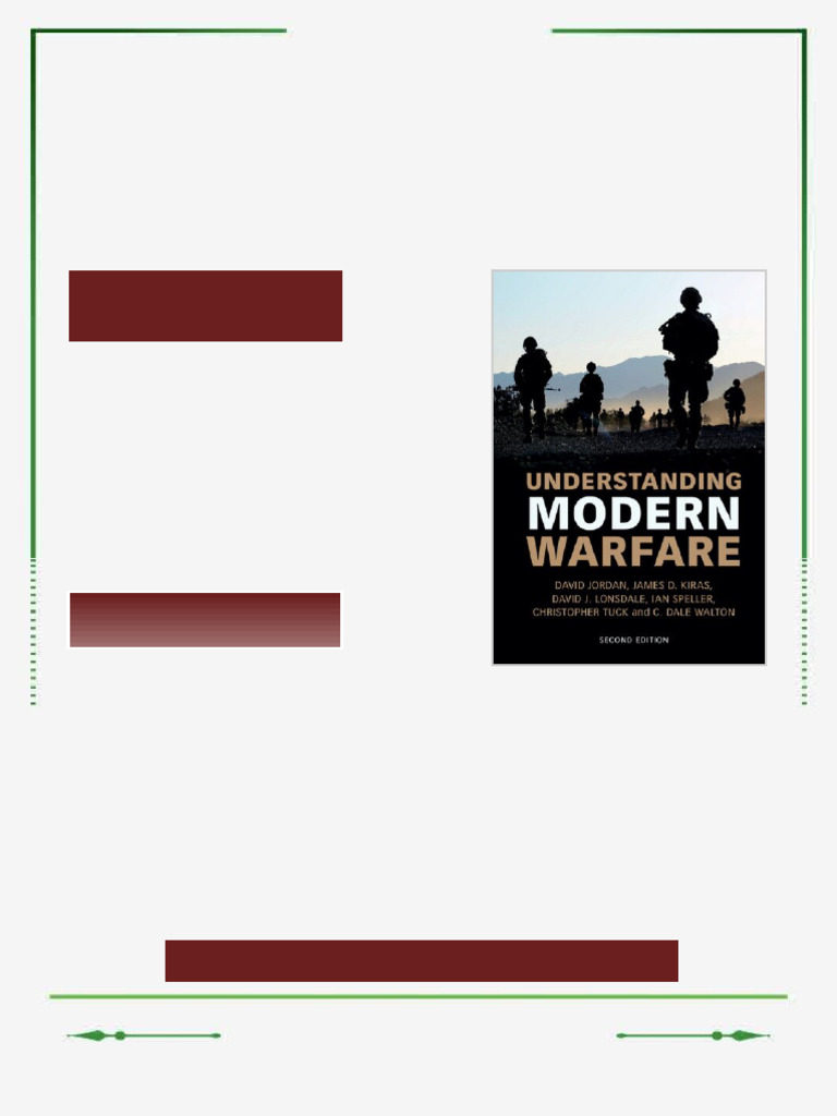 Understanding modern warfare 2nd Edition David Jordan eBook full ...