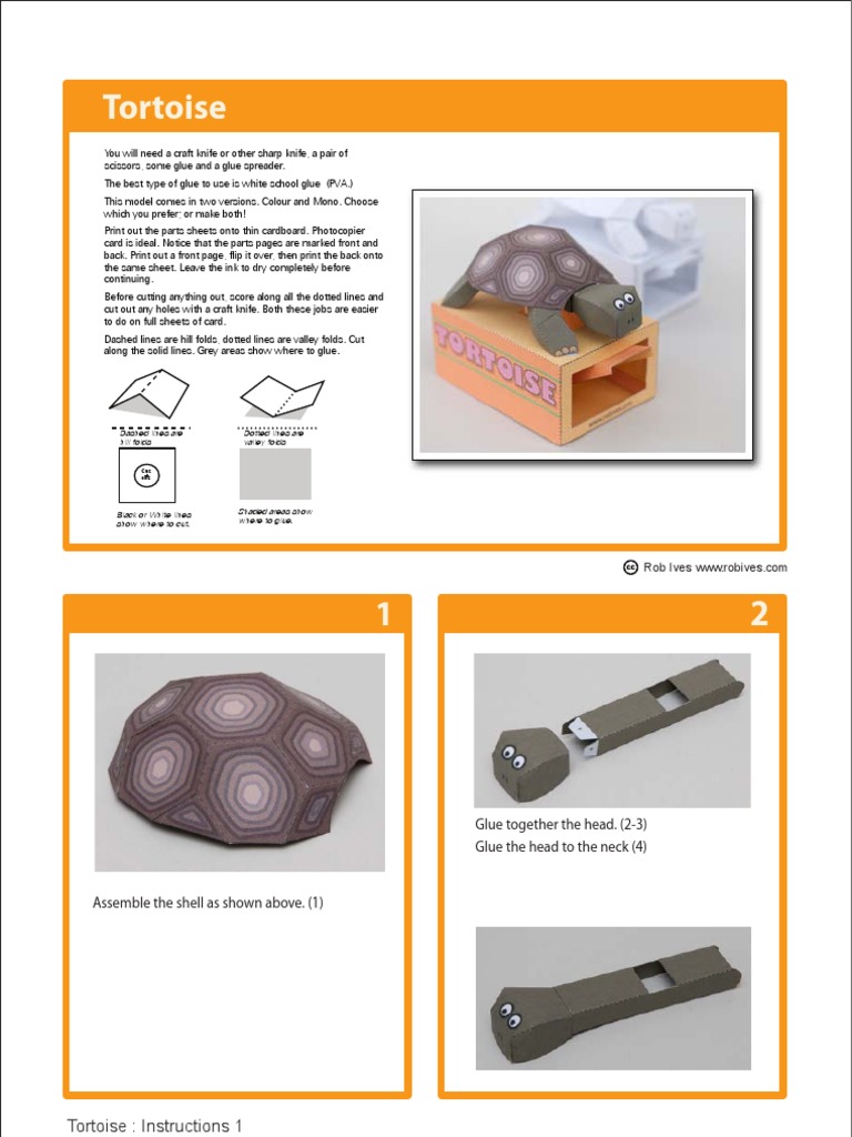 Tortoise: Instructions 1 | PDF