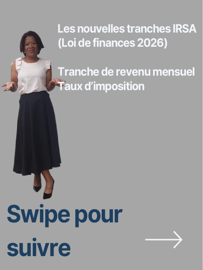 Nouvelles tranches d'imposition IRSA 2026 | PDF | Impôts | Financement ...