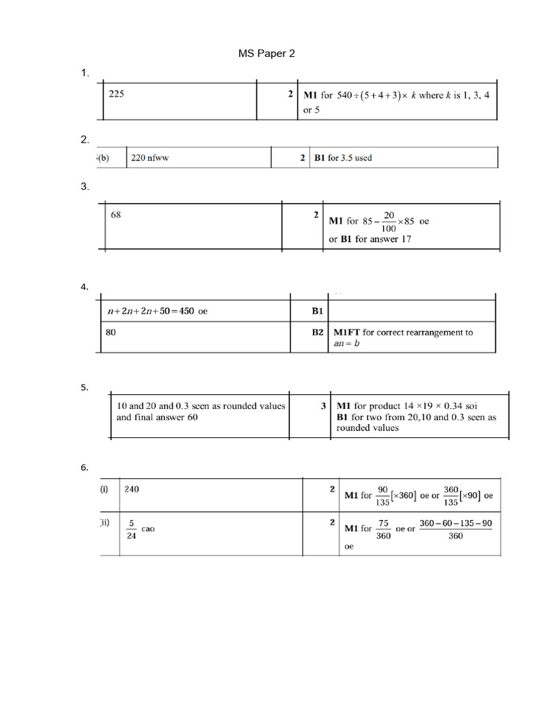 MS Paper 2 | PDF