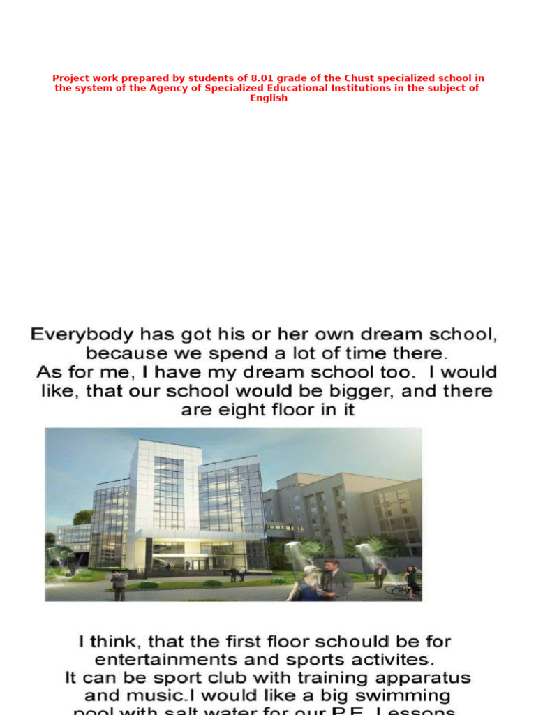 English Project 8.01 | PDF