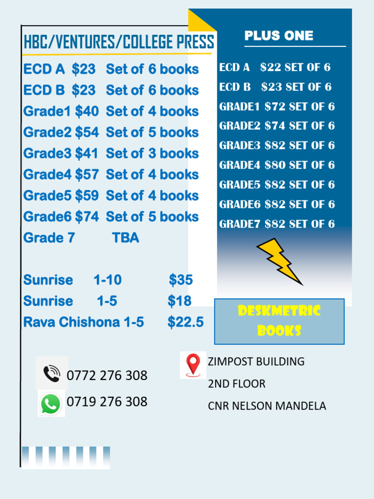 Educational Book Pricing Overview | PDF