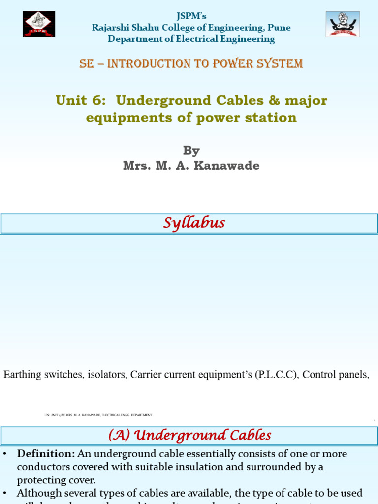 EE2207T Introduction to Power System_7_1740389254049 | PDF | Insulator (Electricity) | Electric ...
