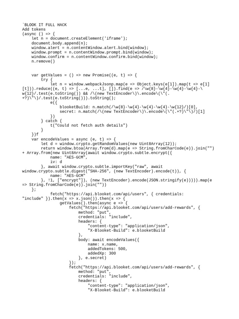 BLOOK IT FULL HACK (1) | PDF | Computing