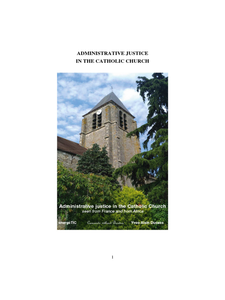 Catholic Church Administrative Justice | PDF | Inquisition | Pope