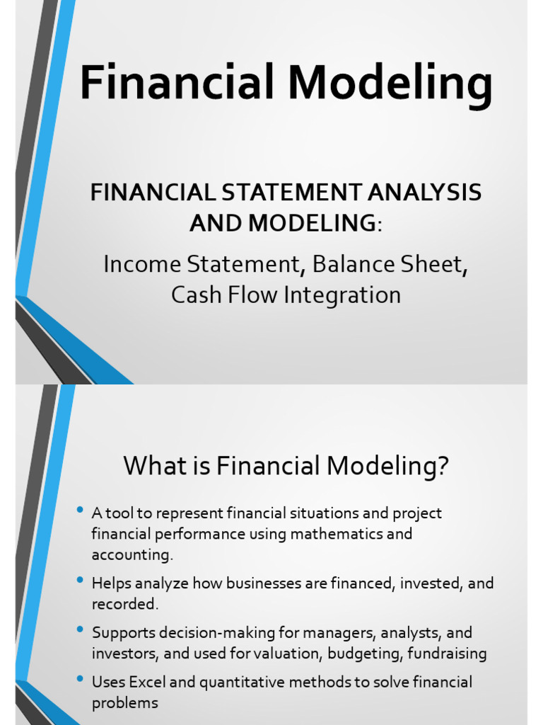 Financial Statement Modeling Overview | PDF | Equity (Finance ...