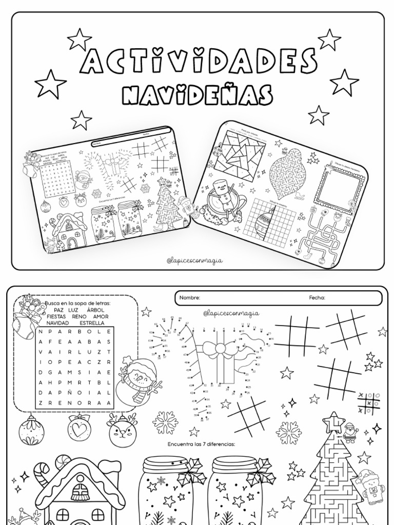 Pasatiempos Navideños | PDF
