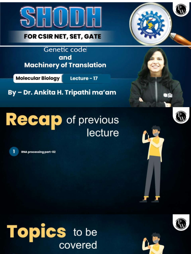 Molecular Biology 17 _ Class Notes | PDF