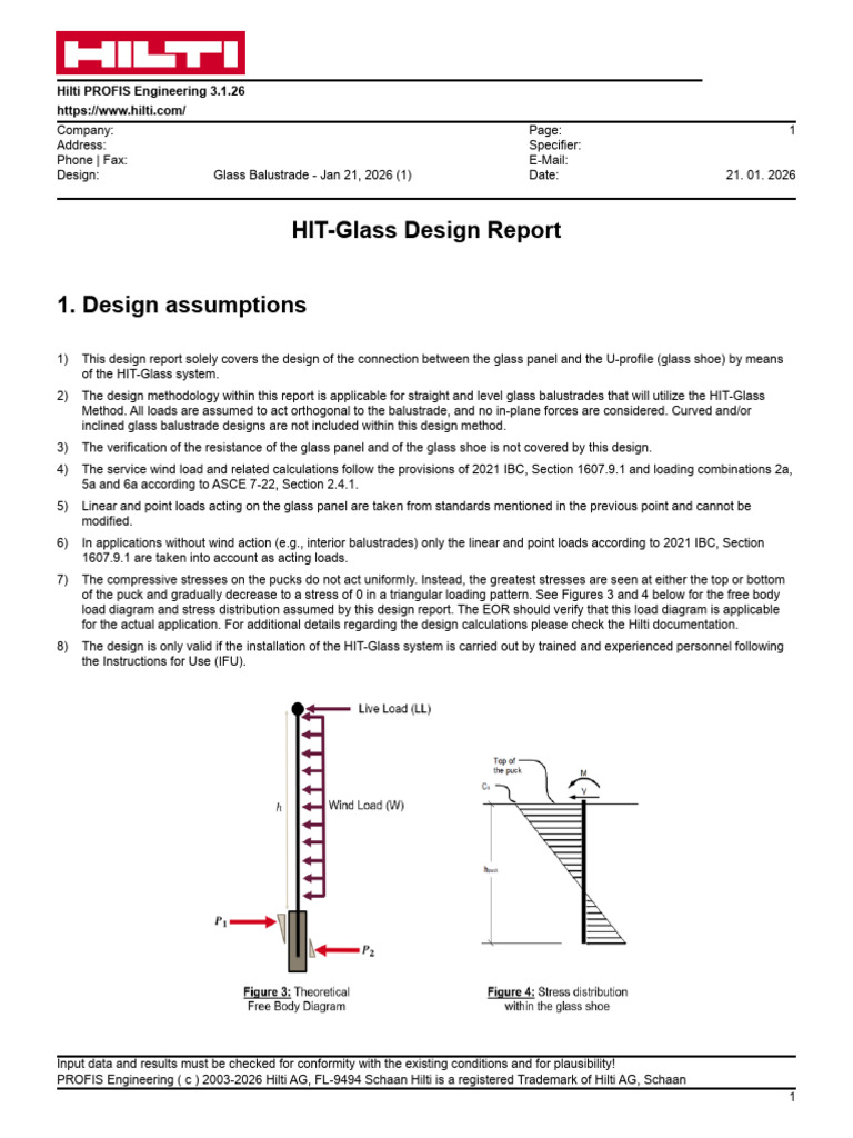 Drafts_Glass Balustrade - Jan 21, 2026 (1) | PDF | Stress (Mechanics ...