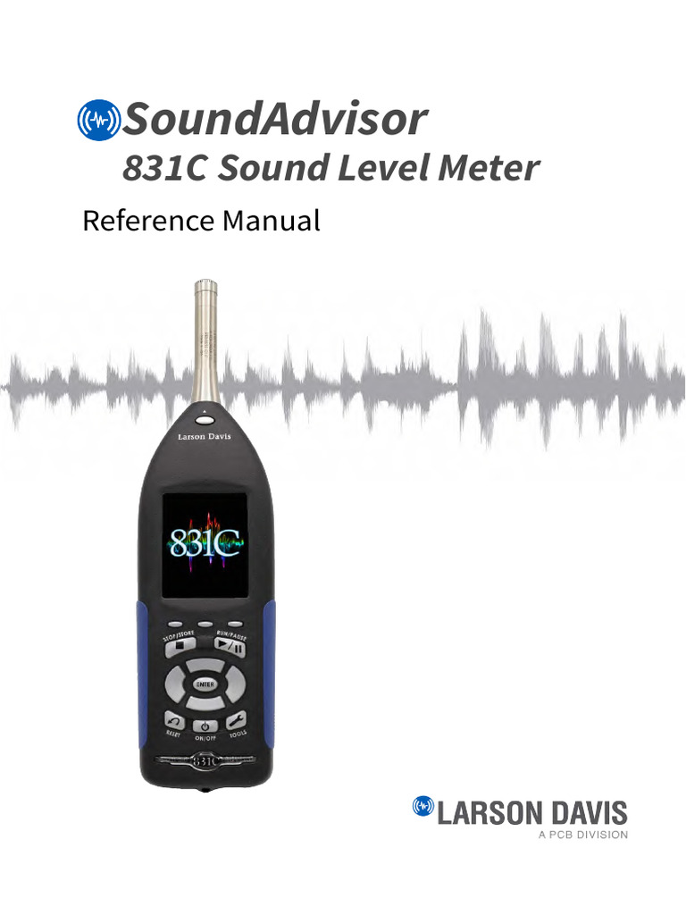 Soundadvisor Model 831c Manual Sonometro Larson | PDF | Microphone | Usb