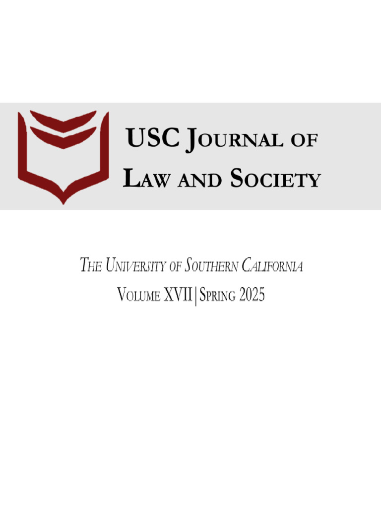USC Journal of Law and Society | PDF