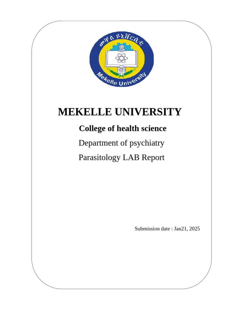Stool Examination for Parasites Report | PDF | Gastrointestinal Tract ...
