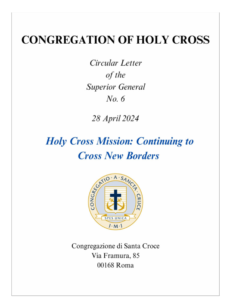 circular_letter_6_final (1) | PDF | Jesus | Baptism