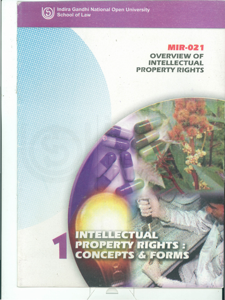 Block-1 Intellectual Property Rights_Concepts and Forms | PDF ...