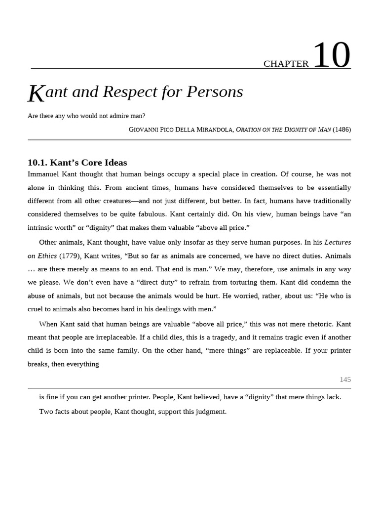 The Elements of Moral Philosophy ---- (10. Kant and Respect for Persons ...