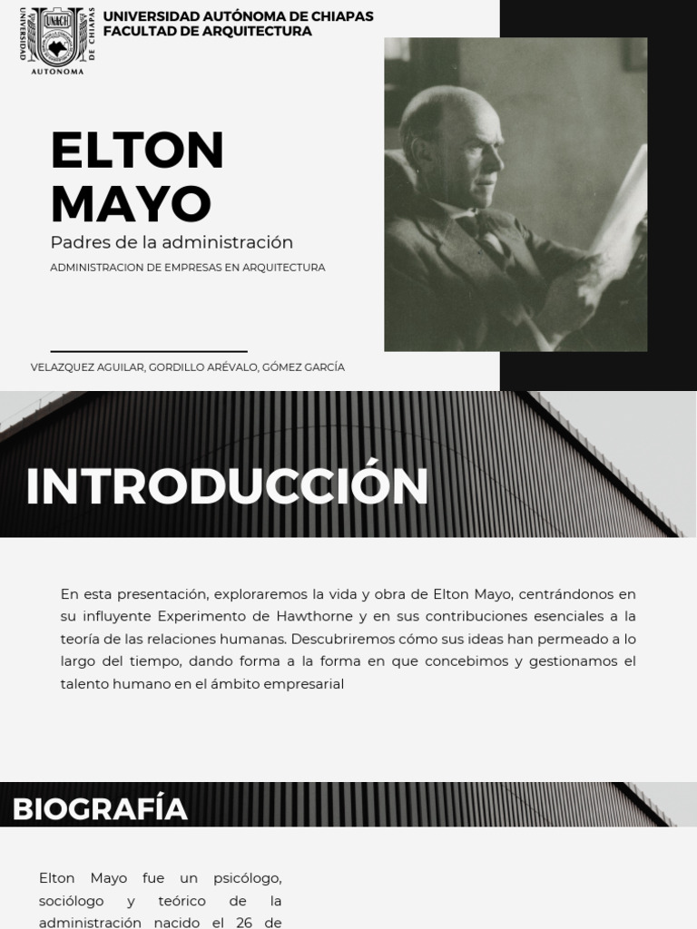 Elton Mayo (1) | PDF | Sicología | Conceptos psicologicos