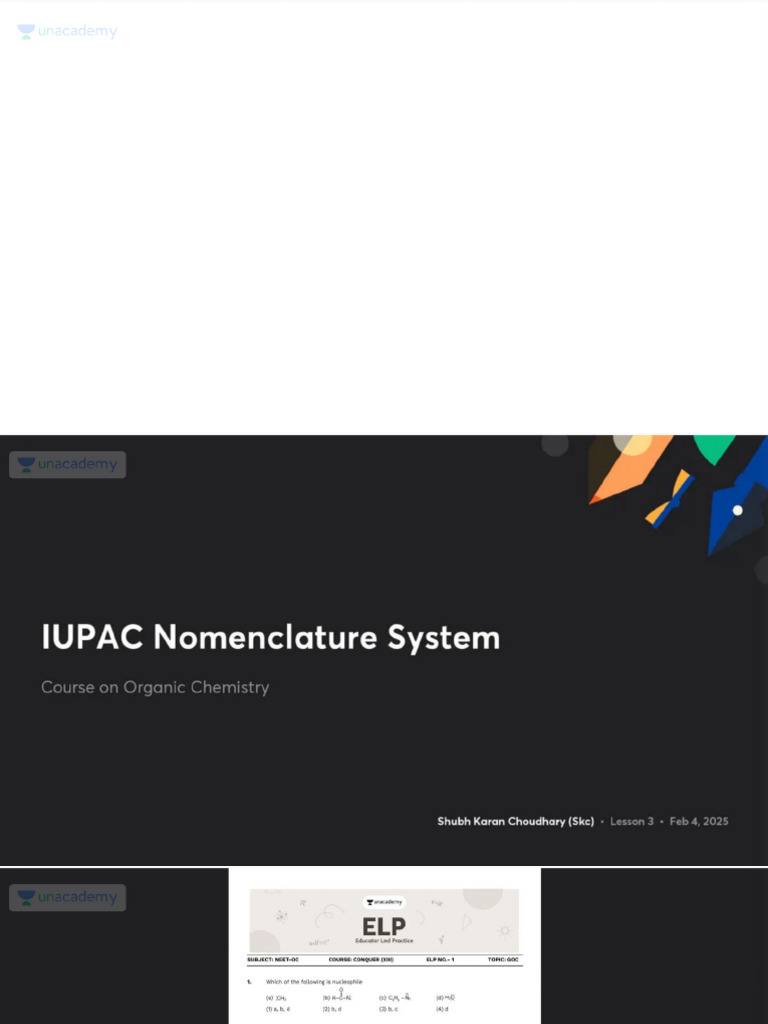 IUPAC Nomenclature System With Anno | PDF