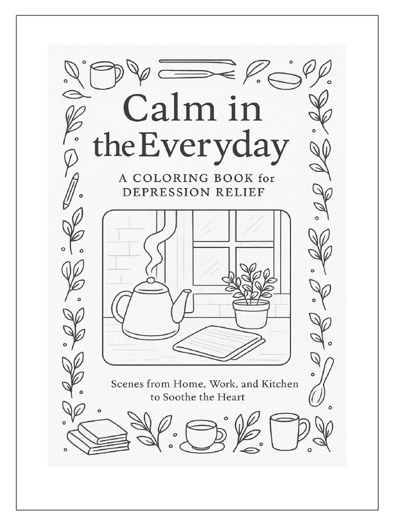 Coloring Book for Depression Relief | PDF | Meditation