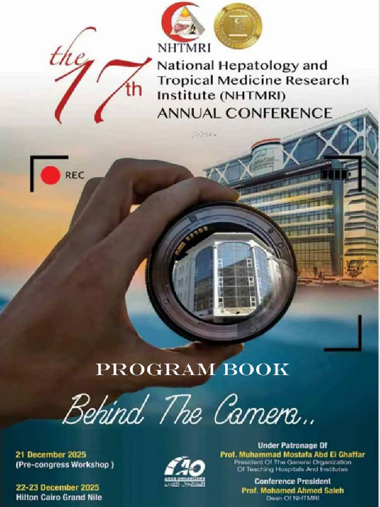 NHTMRI 2025 Annual Conference Program | PDF | Inflammatory Bowel ...
