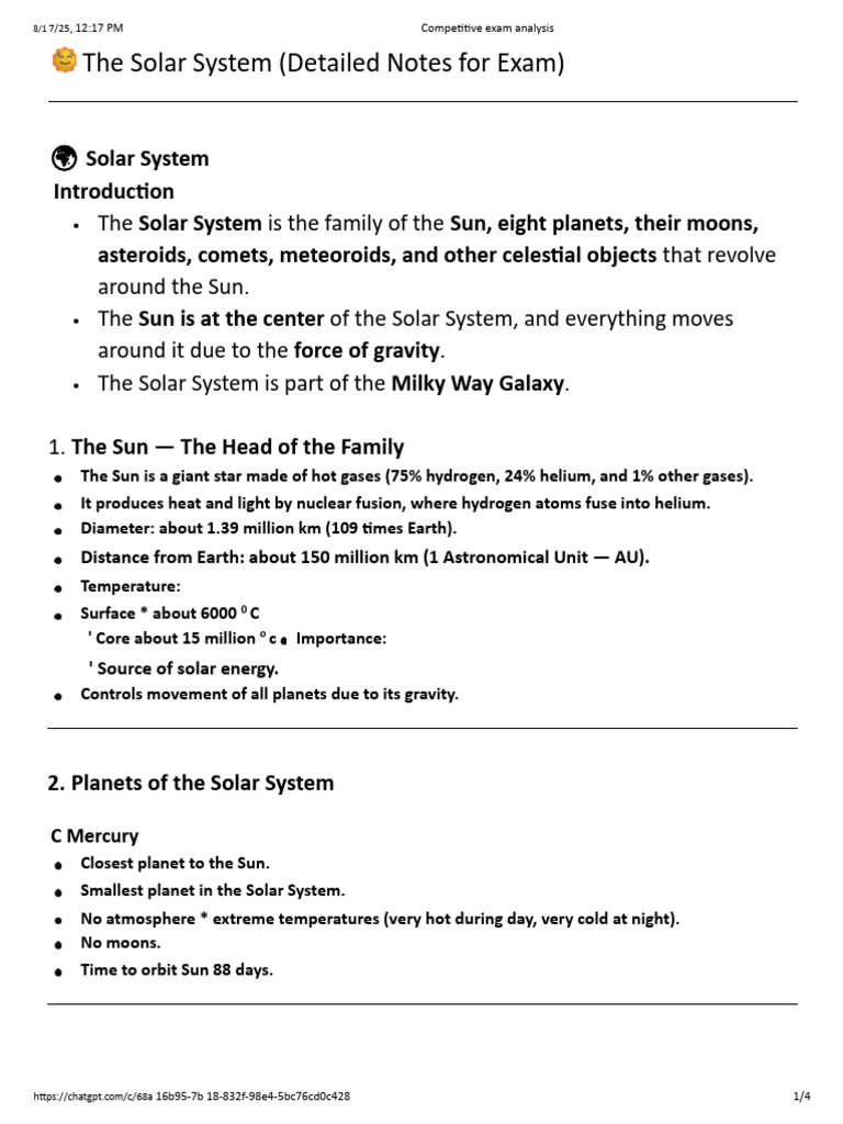 Solar System 2 | PDF | Planets | Solar System