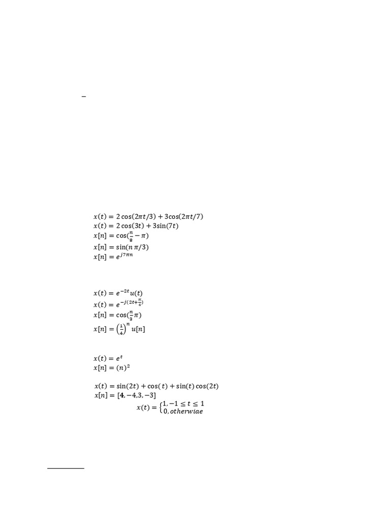 Signal Classification Tutorial Guide | PDF | Mathematics | Applied ...