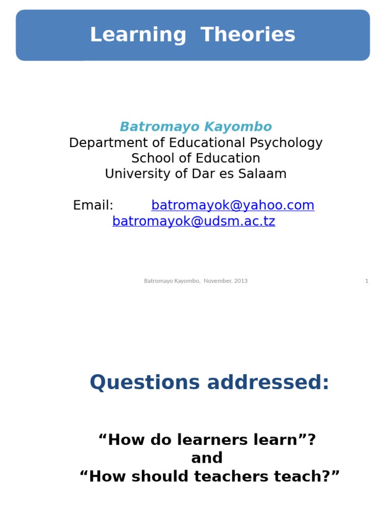 Ep 101~All Notes-1. Lecturer Notes (1) | PDF | Classical Conditioning ...