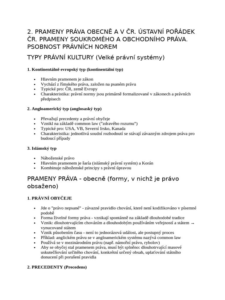 Prameny Práva | PDF