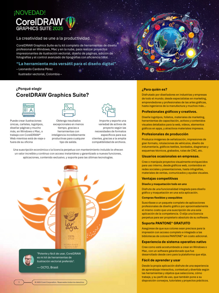 Ventajas de CorelDRAW Graphics Suite | PDF | Mac OS | Microsoft Windows