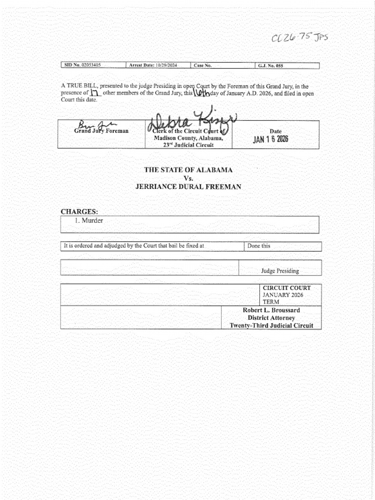 Jerri Ance Freeman Indictment | PDF