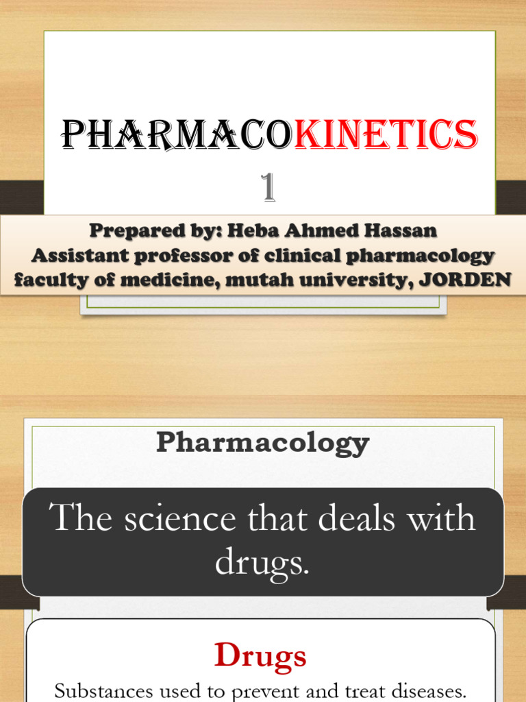 FINAL PK PPT 1 | PDF | Pharmacokinetics | Pharmacology