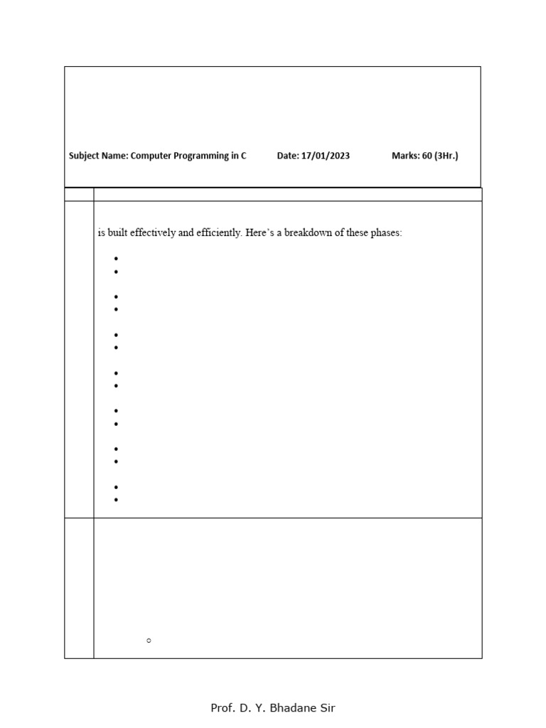 PPS_QP_Jan_2023 (1) | PDF | Computer Program | Programming