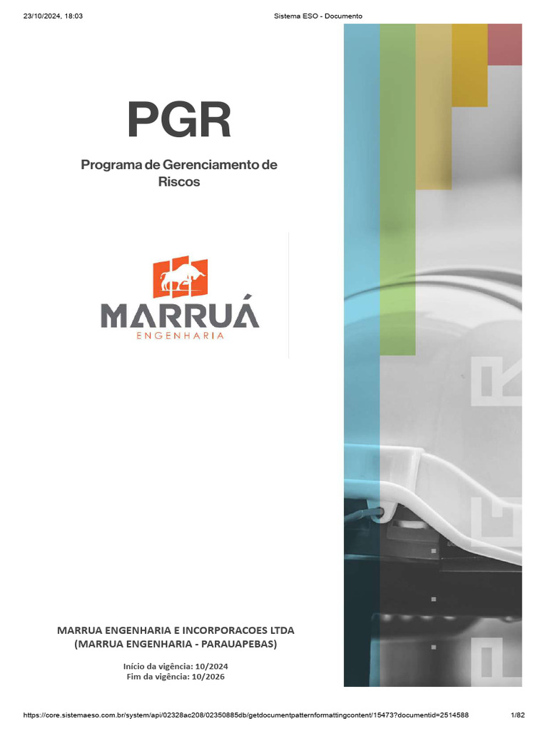 PRG 2024 - Rev 01 - Paraupebas Assinado | PDF | Segurança e saúde ...