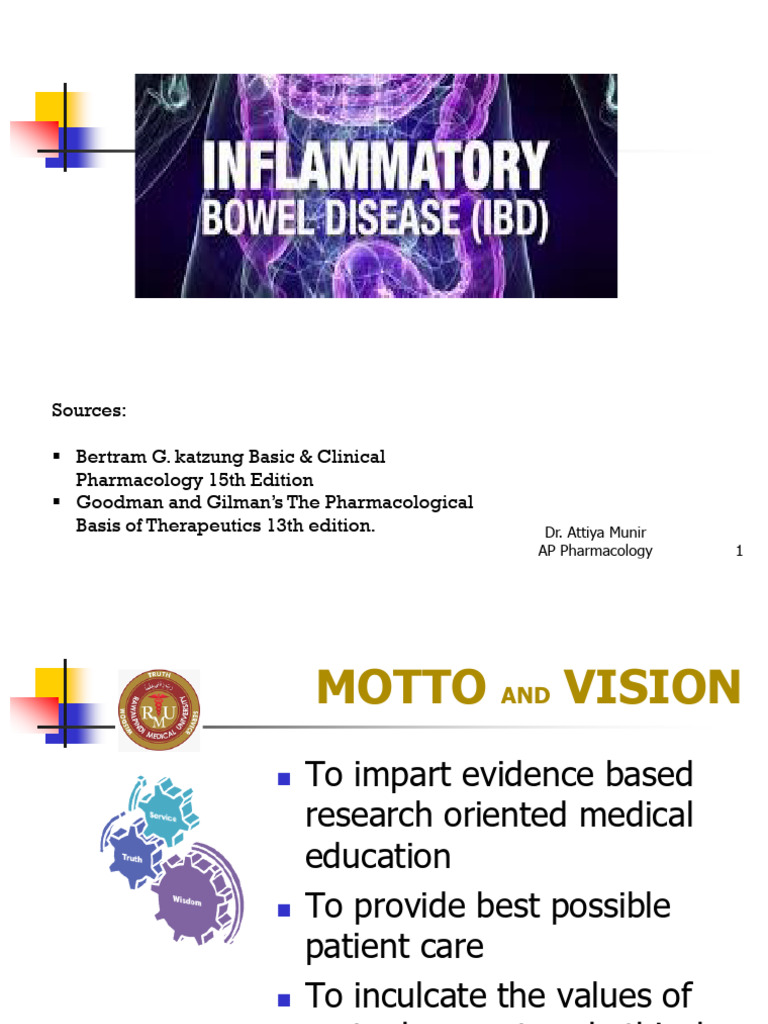 Drugs Used in IBD | PDF | Inflammatory Bowel Disease | Crohn's Disease