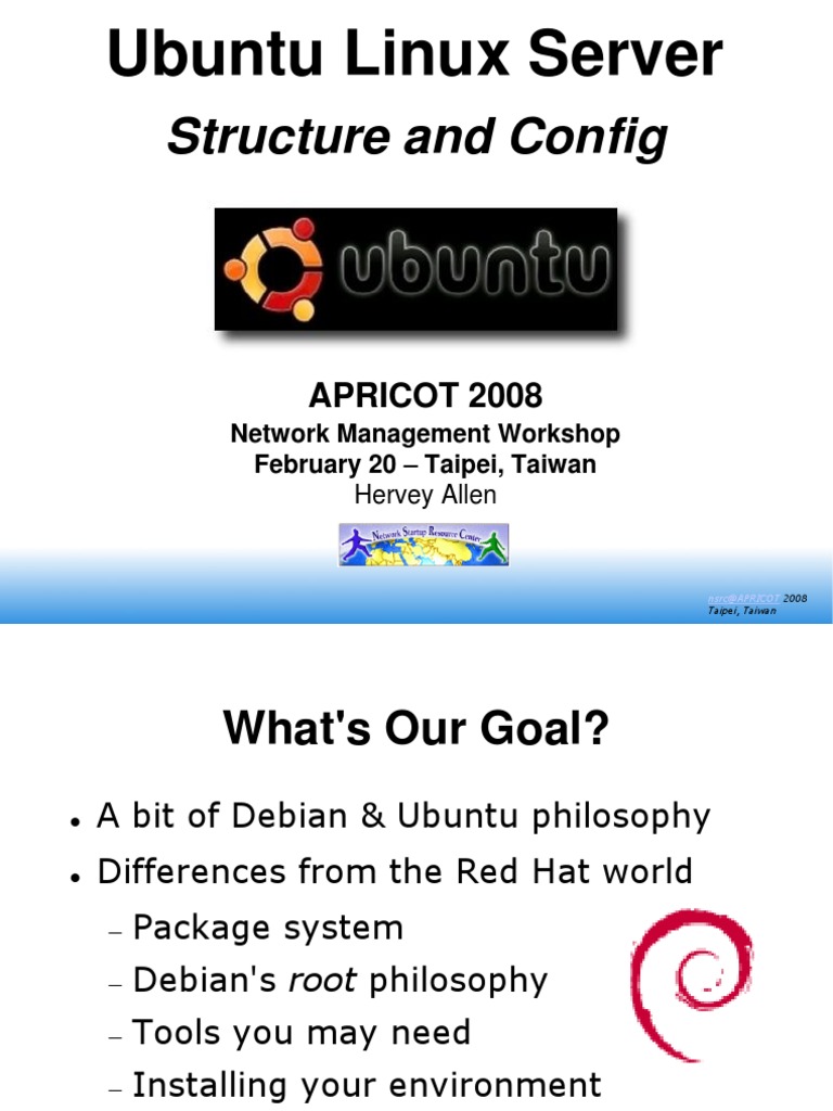Structure and Config: Ubuntu Linux Server | PDF | Ubuntu (Operating System) | Advanced Packaging ...