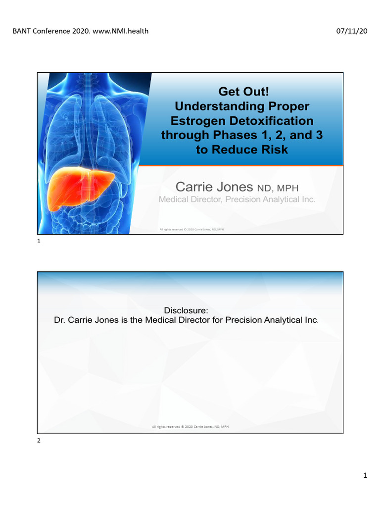 4 Dr Carrie Jones Understanding Proper Estrogen Detoxification 1 ...