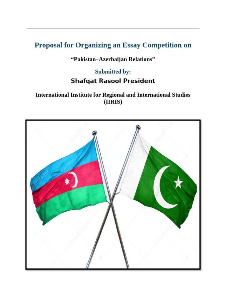 Azarbaijan Embassy Proposal | PDF | Pakistan | Azerbaijan