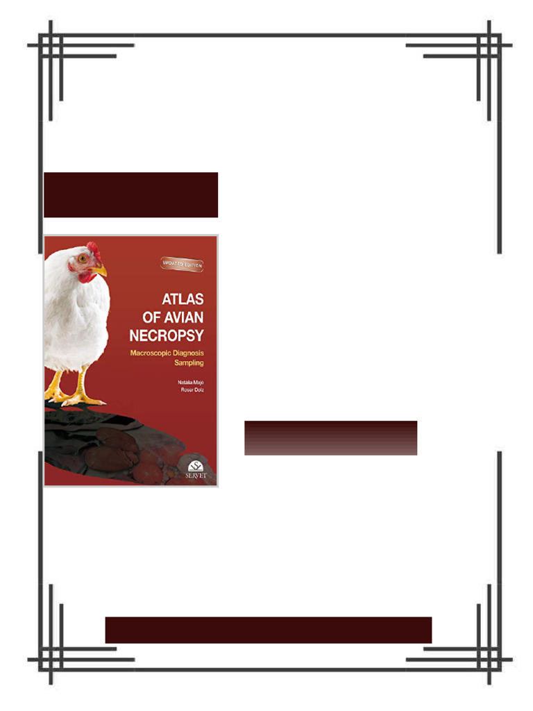 Atlas of Avian Necropsy Macroscopic Diagnosis Sampling Updated edition ...